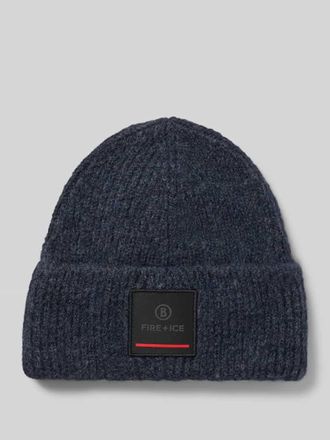 Bogner M&uuml;tze aus Wolle mit Logo-Patch Modell TUANA