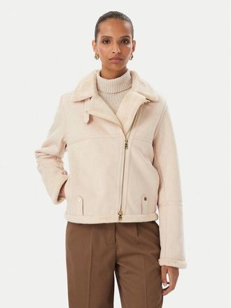Rinascimento Rinascimento Kunstfellmantel CFC0127147003 Creme Regular Fit