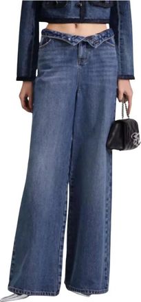 Self Portrait Femme, Jeans, Bleu, Taille: W27 Jean &Eacute;vas&eacute;