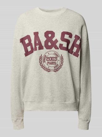 BA&SH Sweatshirt mit Label-Print Modell BENJAMIN
