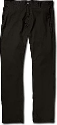 Volcom Frickin Modern Fit Stretch Chino Pant Pantalons, Noir 1, 33W x 32L Homme