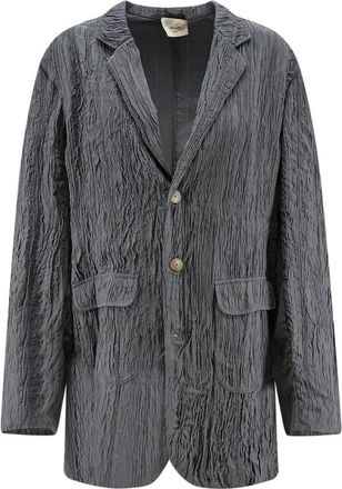 Alysi Femme, Vestes, Gris, Taille: 40 FR Blazer Wrinkle