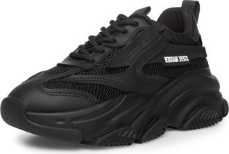 Steve Madden Damen Possession Sneaker, Schwarz, 37 EU