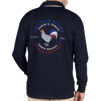 Shilton Polo h&eacute;ritage Rugby Homme 5XL / Navy