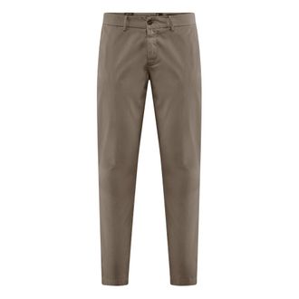 Bomboogie Homme, Pantalons, Beige, Taille: W33 Pantalon chino en coton cannet&eacute;