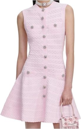 Self Portrait Femme, Robes, Rose, Taille: 40 FR Ss26-063S Dress