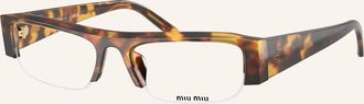 Miu Miu Sonnenbrille mub07s braun