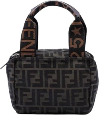 Fendi Sac Mini Pre-owned en Toile - Femme - Pre-owned - Brun - Taille: ONE Size