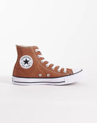 Converse Chuck Taylor All Star - Baskets montantes - Marron-Violet