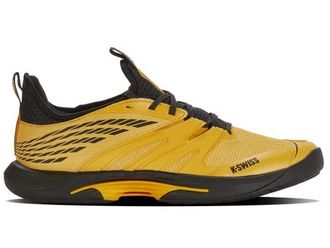 K-Swiss Chaussures de tennis Hypercourt Supreme pour homme, Jaune ambr&eacute;/nuit sans lune, 42.5 EU
