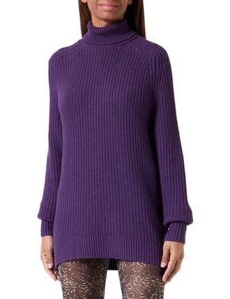 Bugatti W9764-53358 Pull à col roulé, Violet, S Femme