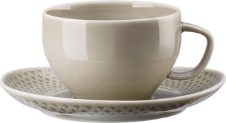 Rosenthal Junto Pearl Grey Teetasse mit Untertasse