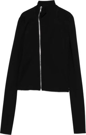 Rick Owens veste crop zippée - Noir