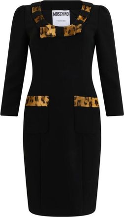 Moschino Damen, Kleider, Schwarzk, XSGr&ouml;&szlig;e