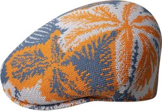 Kangol Casquette Anemone 504 Femme/Homme - Gavroche avec Visiere Printemps-ete Ete - XL (60-61 cm) Bleu-Orange