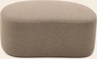 Madura Pouf Julika Glory taupe - MARRON