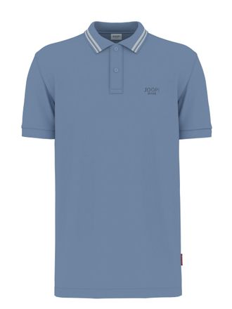 Joop Poloshirt JOOP JEANS Agneloa, Herren, Gr. XXL, lt, pastel blau, Jersey, Obermaterial: 95% Baumwolle, 5% Elasthan, normal normal, Rippb&uuml;ndchen, Shirts