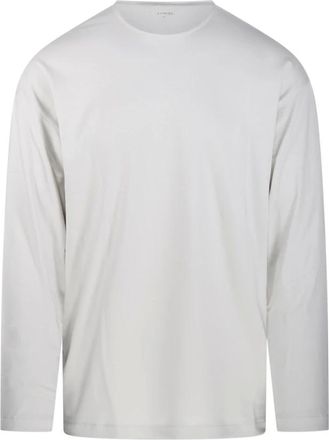 Christophe Lemaire Homme, Tops, Blanc, Taille: S Bg282 LS T-Shirt