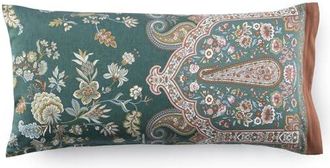 Bassetti Indian Roses Kissenh&uuml;lle zu Bettw&auml;sche aus 100% Baumwollsatin in der Farbe GR&Uuml;N V1, Ma&szlig;e: 40x80 cm - 9333310