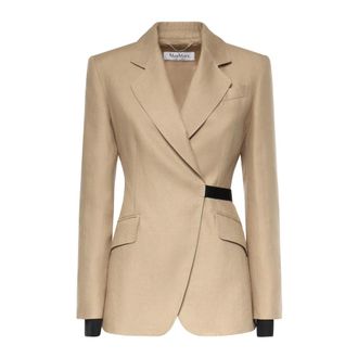 Max Mara Femme, Vestes, Brun, Taille: 36 FR Mxsfionda Blazer