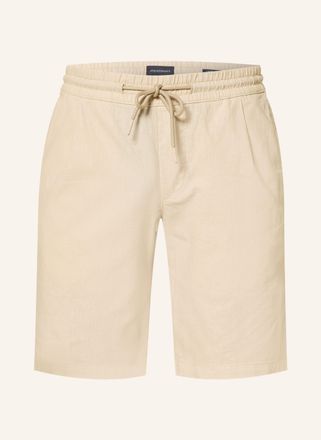 Strokesman's Strokesmans Shorts Regular Fit Mit Leinen beige