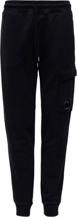 C.P. Company C.p. Company, Homme, Pantalons, Bleu, Taille: S Diagonal Raised Fleece Lens Pantalons de surv&ecirc;tement
