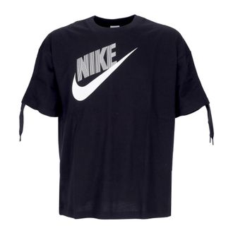 Nike Schwarzes Tanz Top Kurzarm T-Shirt - - Sport - Damen - Schwarzk - L
