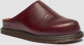 Dr. Martens San Leder Mules in Rot, Gr&ouml;&szlig;e: 36