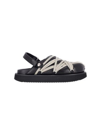 Rick Owens Mules Padded Megalace Platform