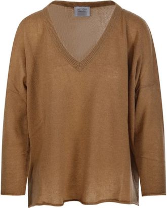 Be You Femme, Pulls, Brun, Taille: 40 FR Pull col V