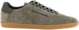 Ermenegildo Zegna Homme, Chaussures, Gris, Taille: 43 EU 232 Suede Baskets
