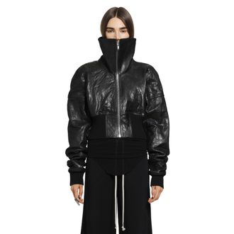 Rick Owens Tower Dracuflight Cropped Bomber