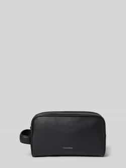 Calvin Klein Kulturtasche mit Trageschlaufe und Label-Detail