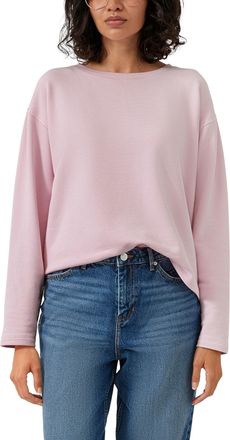 s.Oliver Verk&uuml;rztes Sweatshirt mit Naht-Details