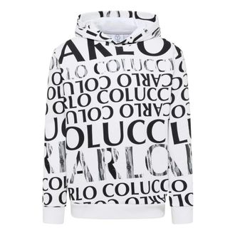 Carlo Colucci Urban Black Friday Hoodie - - Sweatshirts & Hoodies - Herren - Wei&szlig; - M