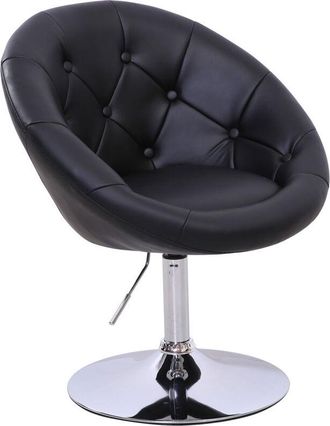 SVITA Svita - Havanna Fauteuil Lounge Fauteuil club Tabouret de bar Fauteuil pivotant Rétro noir