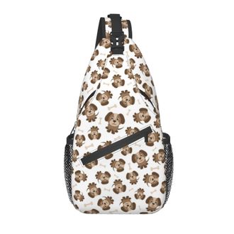 AOOEDM Lustige Hundetragetasche, lässiger Crossbody-Schulterrucksack, Brust, lässiger Tagesrucksack, Hundetasche für den Außenbereich