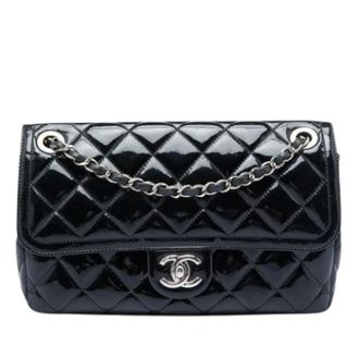 Chanel Sac bandouli&egrave;re matelass&eacute; vintage doccasion - Femme - Pre-owned - Noir - Taille: ONE Size