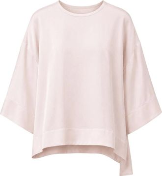 Pinko Pinko, Femme, Blouses et Chemises, Rose, Taille: 36 FR Gyade Blusa Twill