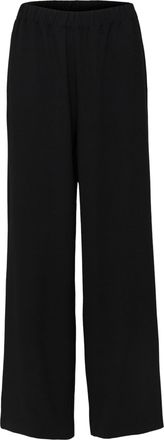 Selected Selected Damen Weit Geschnittene Stoffhose Schlupf Marlene Hose Culotte Palazzo Pants SLFTINNI-Relaxed, Farben:Schwarz-2, Größe:38W / 32L, Z-Länge:L32