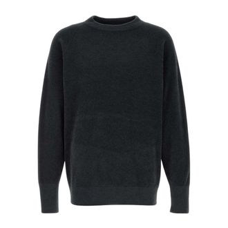Goldwin Mesh Pile Crew - - Knitwear - Herren - Grau - S