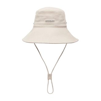 Jacquemus unisex, Accessoires, Blanc, Taille: 62 CM Chapeau Seau Denim Blanc
