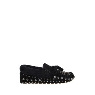 Strategia Femme, Chaussures, Noir, Taille: 39 EU Mocassins en velours