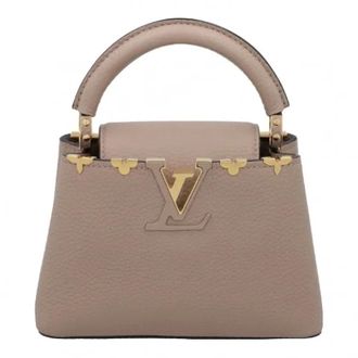 Louis Vuitton Pre-owned Cuir sacs-louis-vuitton - Femme - Pre-owned - Beige - Taille: ONE Size