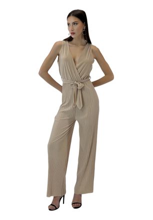 Elara Damen Jumpsuit 1165 Beige