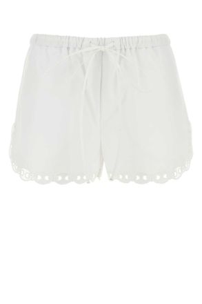 Gucci Wei&szlig;e Popeline-Shorts