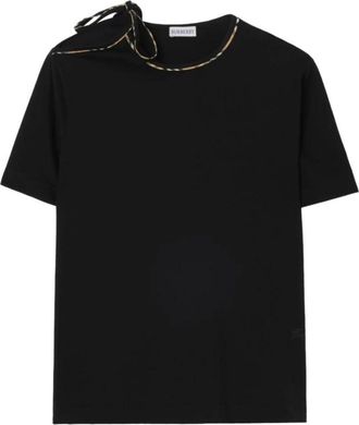 Burberry Femme, Tops, Noir, Taille: 36 FR T-Chemises
