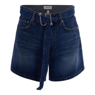 Sportmax Femme, Shorts, Bleu, Taille: 34 FR Denim Shorts