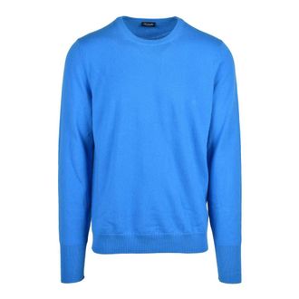 Drumohr Pullover Rundhalsausschnitt - - Knitwear - Herren - Blau - 2XL