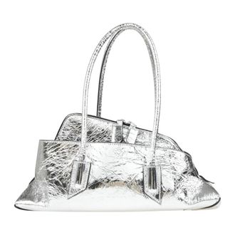 The Attico La Passeggiata Small Top Handle - - Bags - Damen - Grau - ONE SIZE